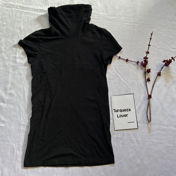 Theory | Tops | Theory Turtle Neck Black Top Women Size Small | Poshmark